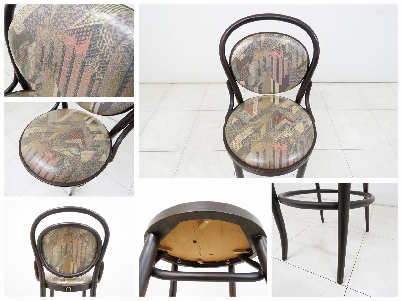 代購代標第一品牌－樂淘letao－ AIDEC アイデック カウンターチェア 2脚セット ヴィンテージ 曲木 ベントウッド バー カフェ ...