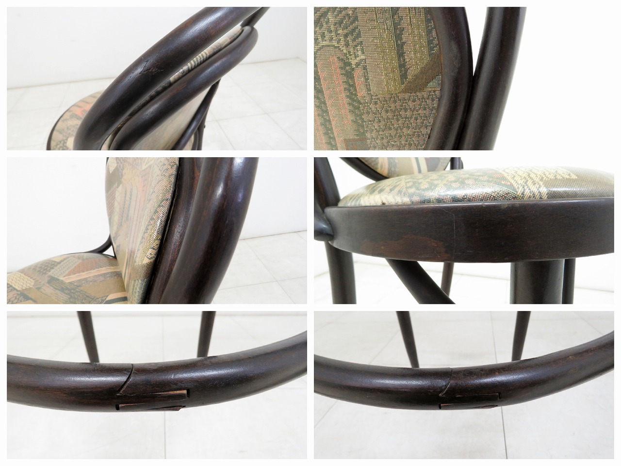 代購代標第一品牌－樂淘letao－ AIDEC アイデック カウンターチェア 2脚セット ヴィンテージ 曲木 ベントウッド バー カフェ ...